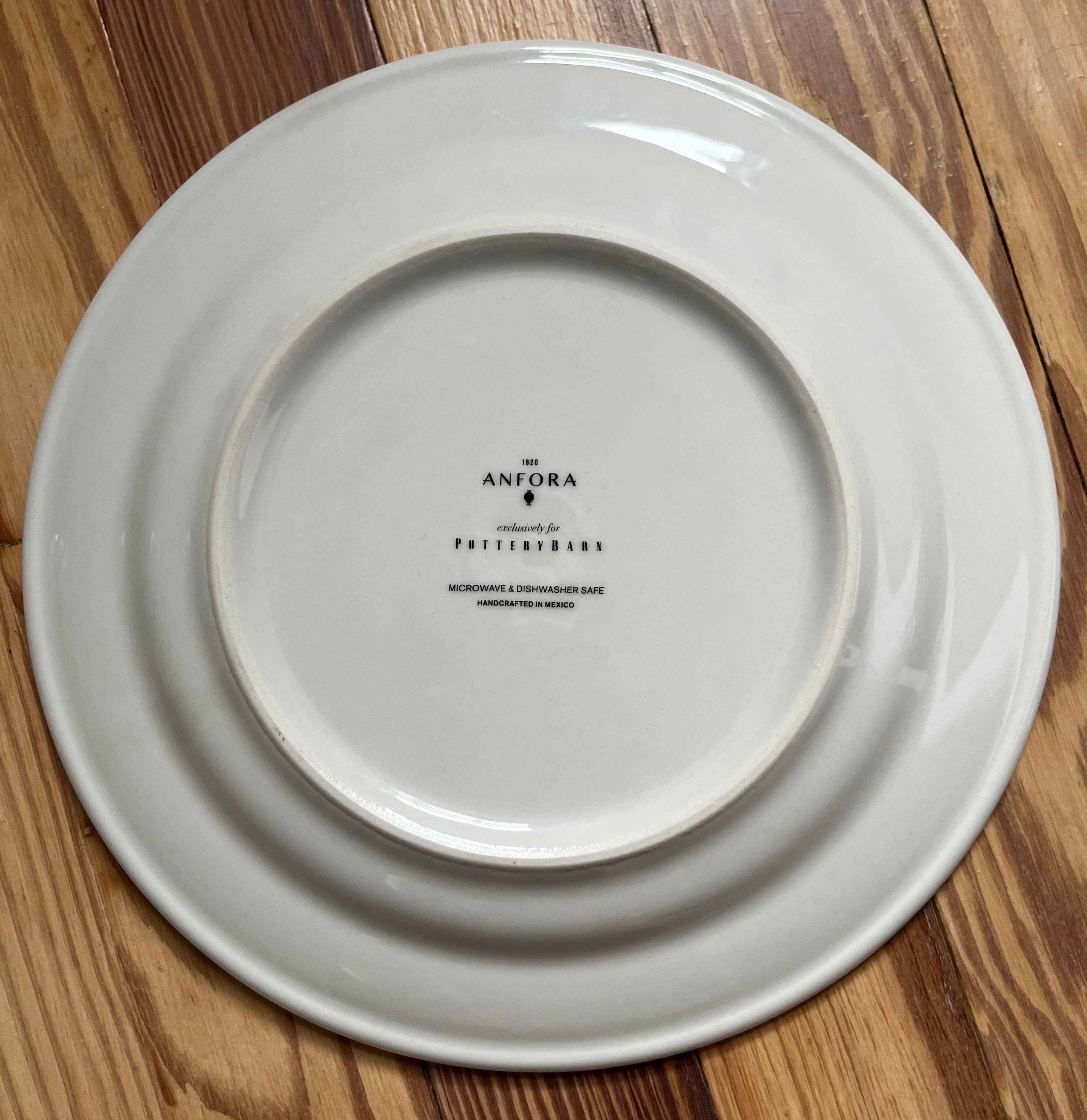 Anfora Ceramic Plate Created for Pottery Barn, Hand Painted in Mexico ...