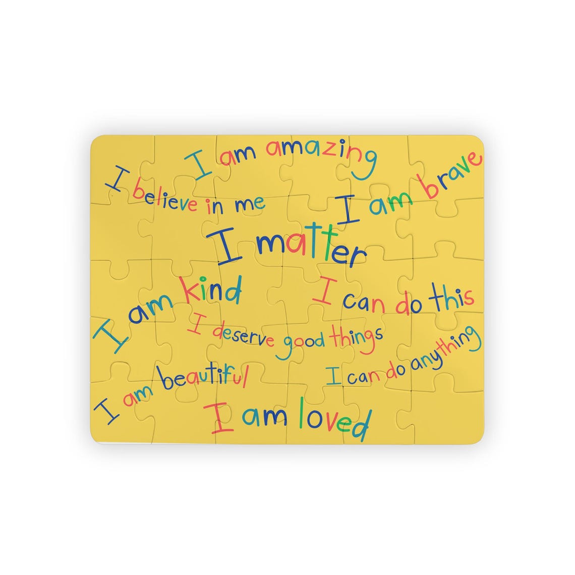 Kids Positive Affirmation Puzzle: Inspirational Learning Toy ...