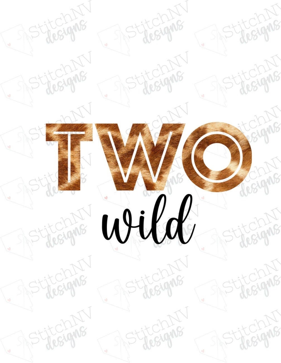 Giraffe Print Two Wild Sublimation Design Two Wild Digital Download Two ...