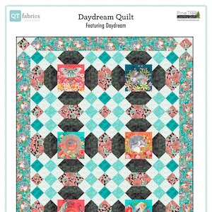 Daydream Quilt Kit With Fabric and Pattern for 58 1/2" X 72" Quilt Top ...