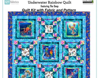 Deep Sea Treasures Quilt Kit With Fabric and Pattern for Quilt Top ...