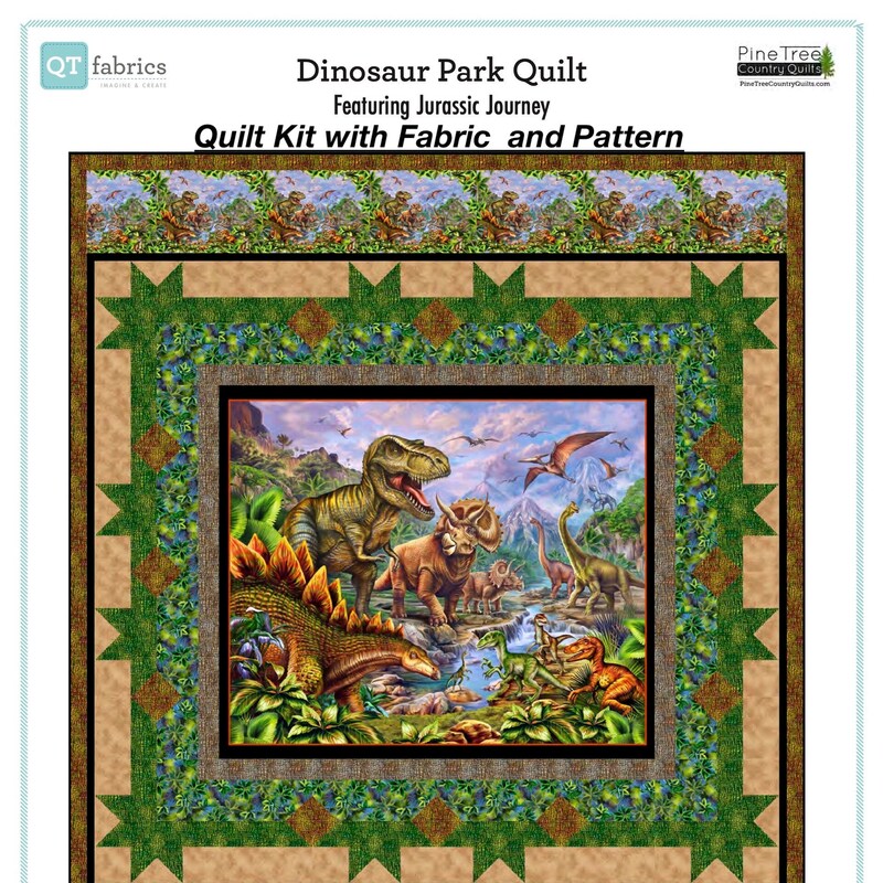 Dinosaur Quilt Pattern - Etsy
