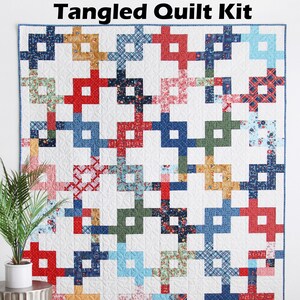 Tangled Quilt Kit With Fabric and Pattern for 60 X 70'' Quilt Top and ...
