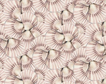 Ocean Floor Cotton Fabric Blue Escape Coastal C14511 Riley Blake BTY FQ ...