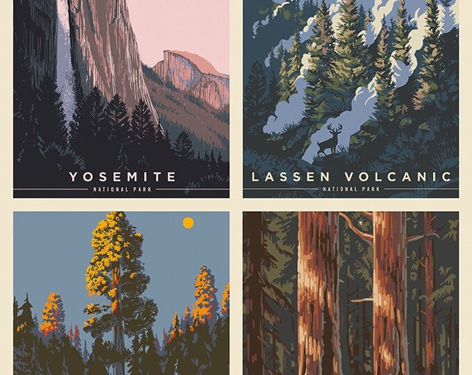 California National Parks Pillow Panel PD13301 Anderson Design Group ...