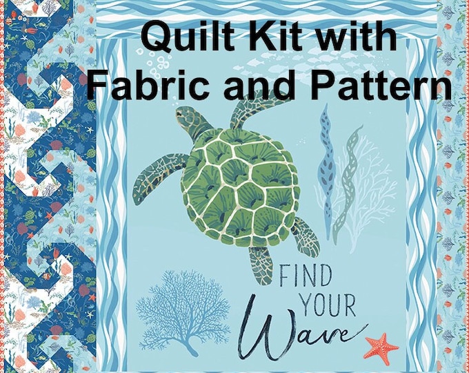 Find Your Wave Quilt Kit With Fabric and Pattern for Quilt Top ...