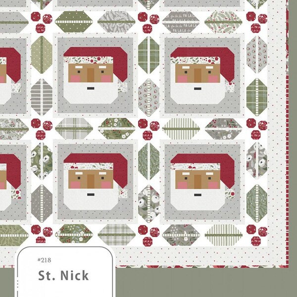 Santa Quilt Pattern - Etsy