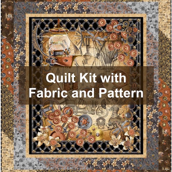Steampunk Quilt Kit - Etsy