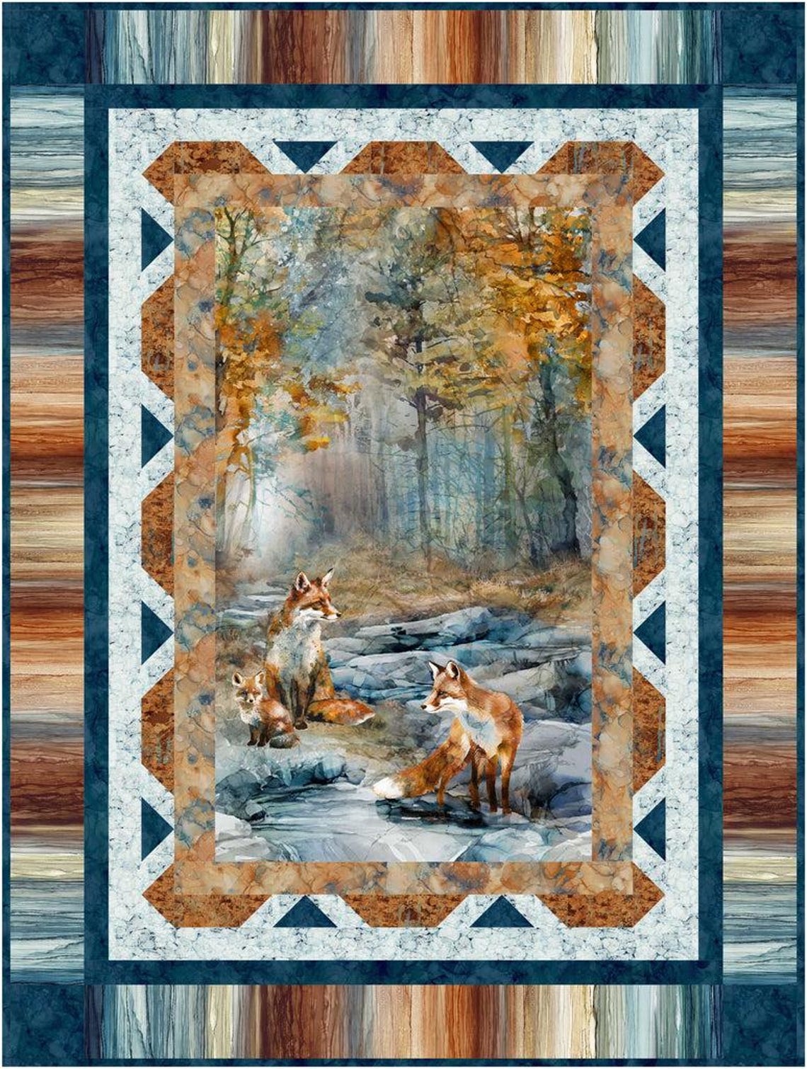 Leash on Life Quilt Kit With Fabric and Pattern for 48"x64" Quilt Top ...