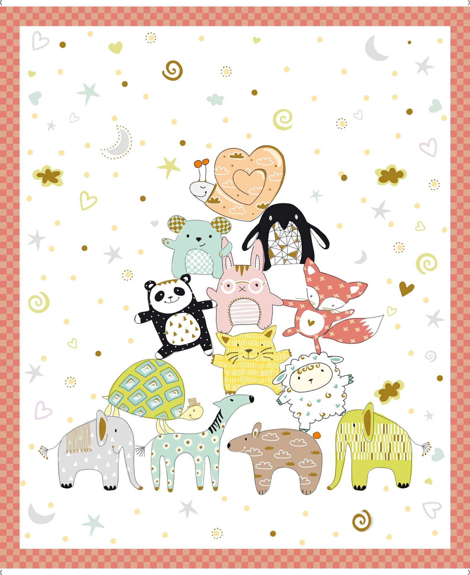 Cute and Cuddly Quilt Kit With Fabric and Pattern for 48x56 - Etsy