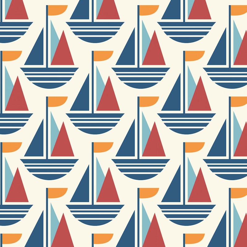 Sailboat Fabric - Etsy