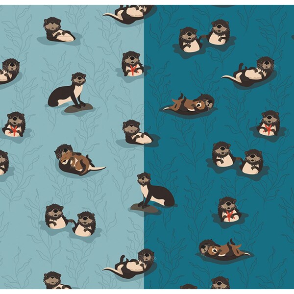 Otter Fabric - Etsy