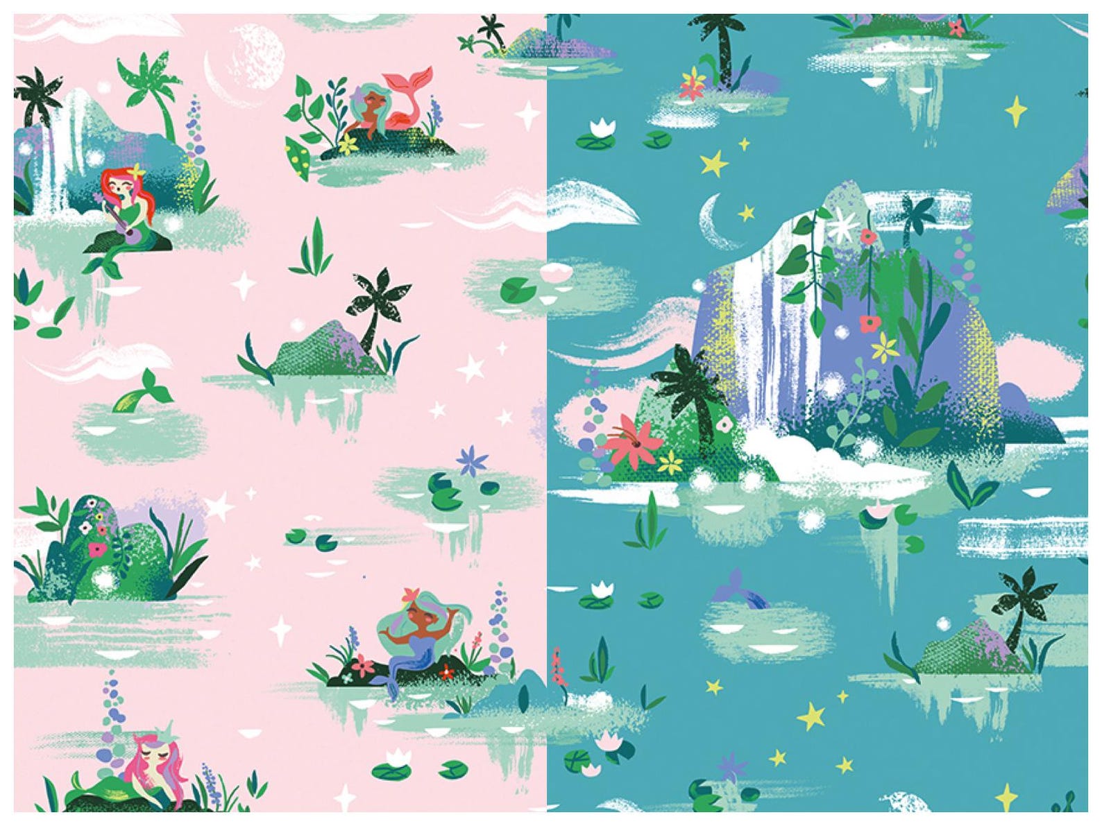 10 Pc Forever Neverland Fat Quarter Bundle W/optional 24" Panel, Riley ...