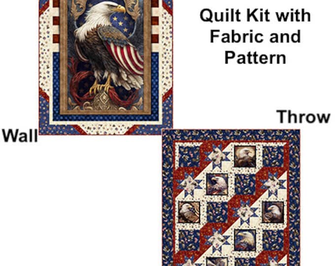 American Spirit Quilt Kit With Fabric and Pattern for Quilt Top ...