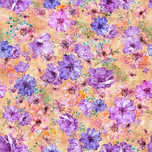 Garden Flutter Quilt Kit With Fabric and Pattern for 56 1/2x69 Quilt ...