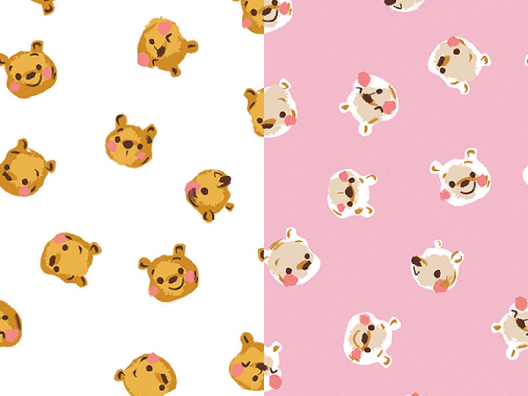 Pooh Brain Cotton Fabric, 100 Aker Woods C15174 Riley Blake Winnie the ...
