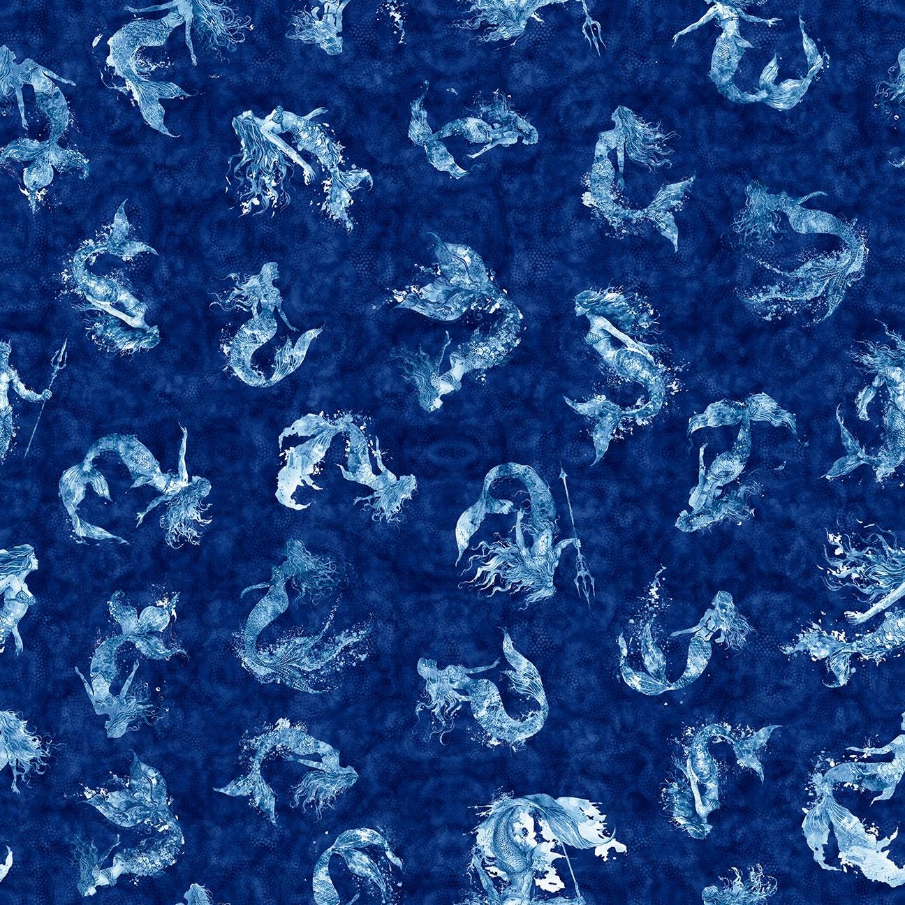 Deep Blue Sea Quilt Kit With Fabric and Pattern for Quilt Kit & Binding ...
