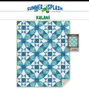 Summer Splash Kalani Quilt Kit With Fabric and Pattern for Quilt Top ...