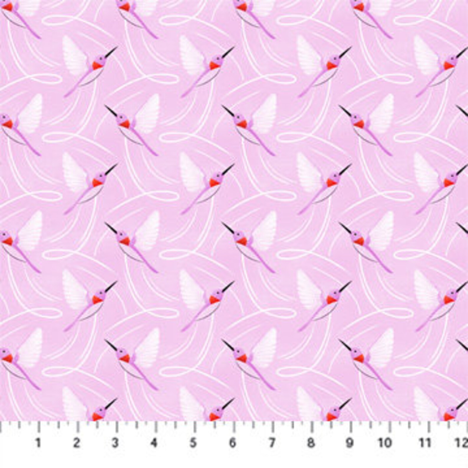 Hummingbirds Cotton Fabric, Sunday, Figo, Laura Moyer, Modern ...