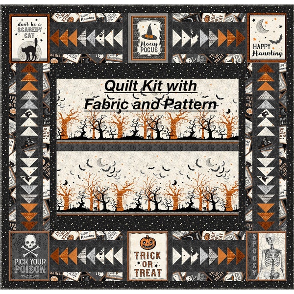 Halloween Quilt Kit - Etsy