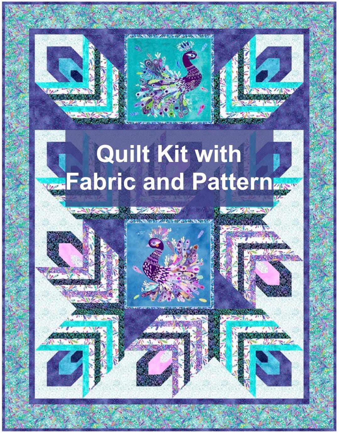 Birds of a Feather Quilt Kit With Fabric and Pattern for Quilt Top ...