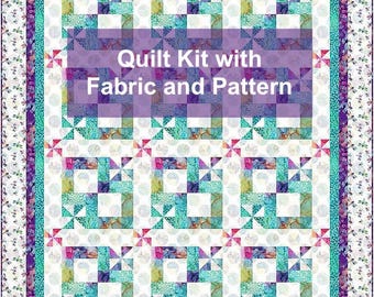 Butterflies Quilt Kit With Fabric and Pattern for Quilt Top and Binding ...