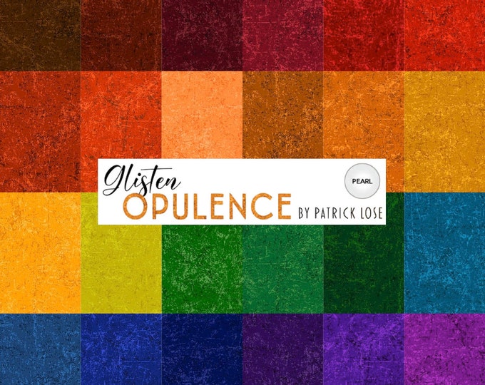 Glisten Opulence Pearlescent Cotton Fabric, Patrick Lose Fall Winter ...