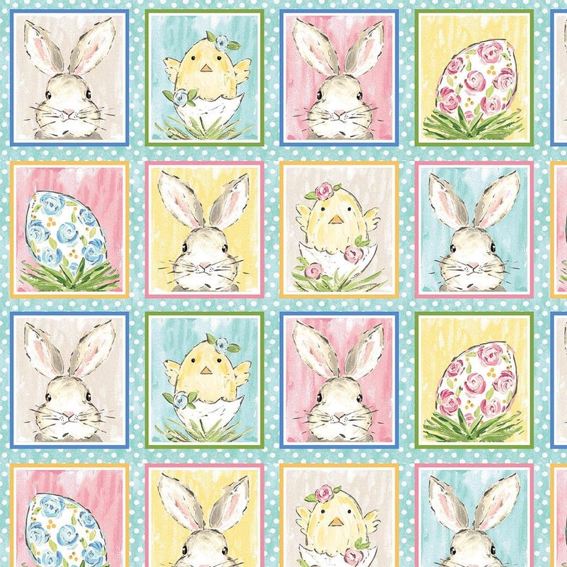 Easter Cartoons Fabric - Etsy