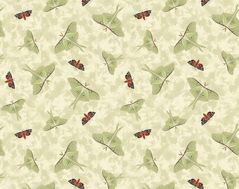 Linear Stars and Moons Cotton Fabric, 3285-44 Celestial Galaxy, Blank ...