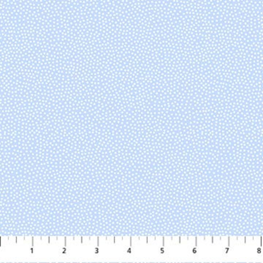Powder Blue Stipple Cotton Fabric, 10418-40 Madison's Garden Patrick ...