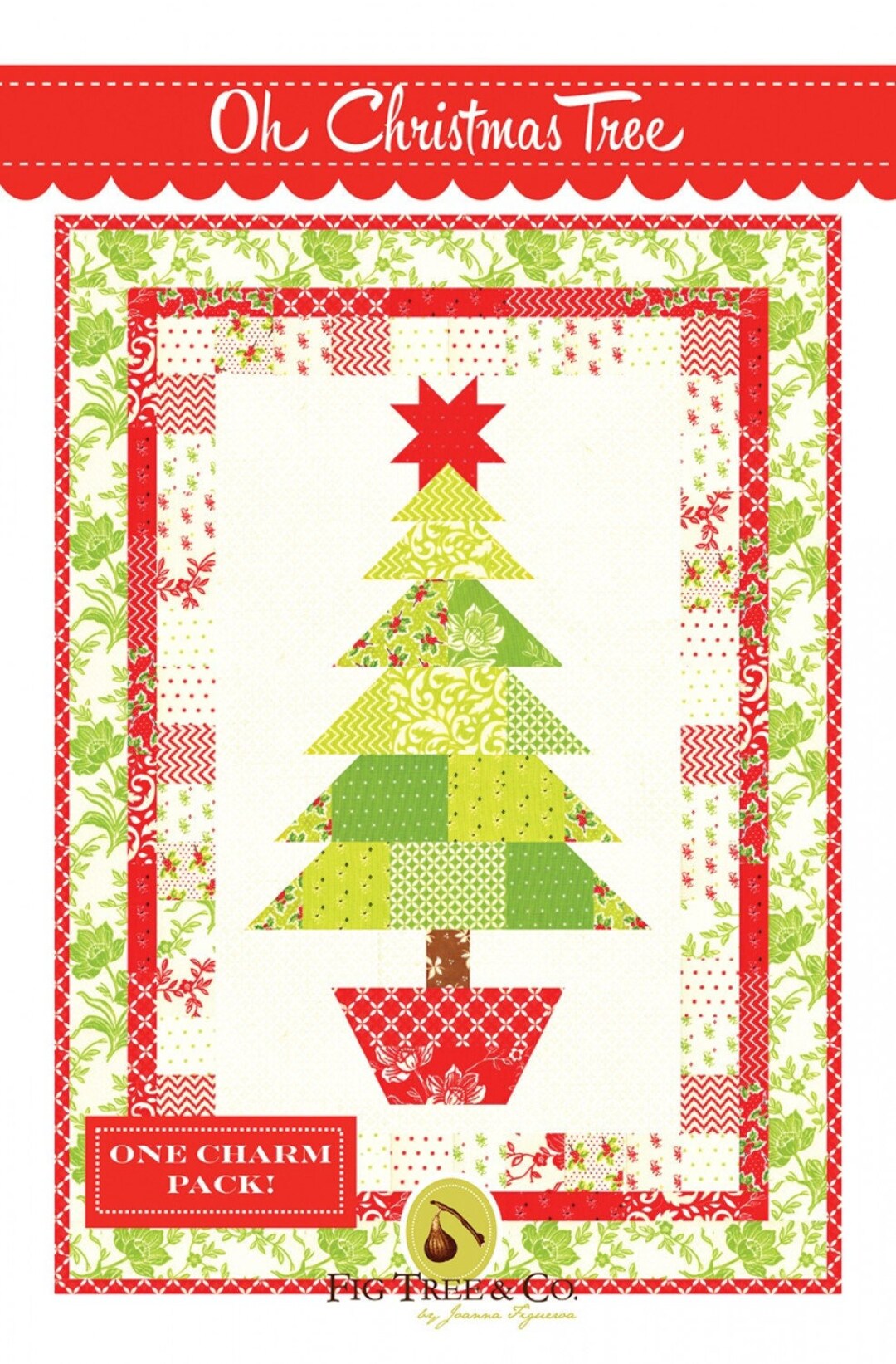 Oh Christmas Tree Quilt Pattern, Christmas Holiday Pattern Fig Tree ...