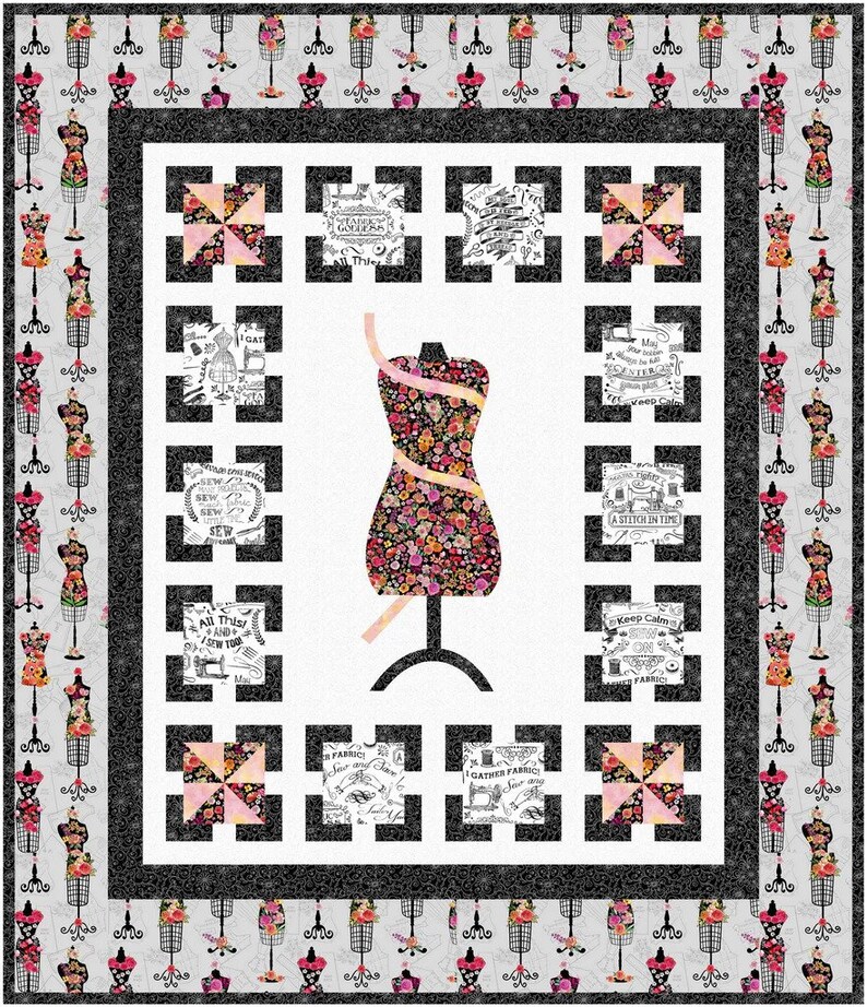 Sew Many Projects Quilt Pattern, Brand New Paper Pattern From Bound to ...