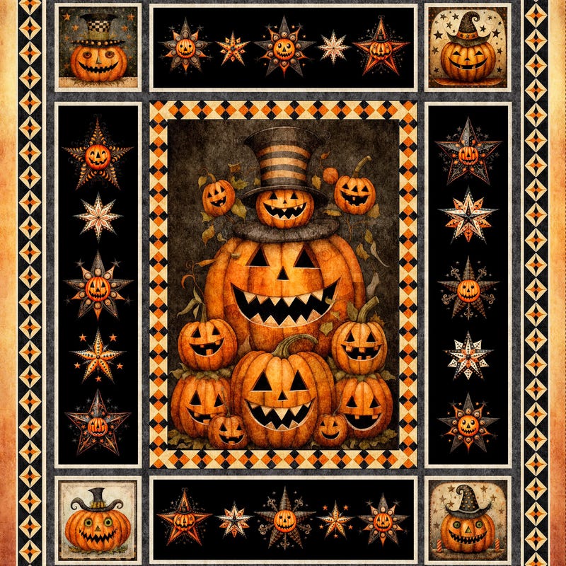 Steampunk Quilt Fabric Panels - Etsy