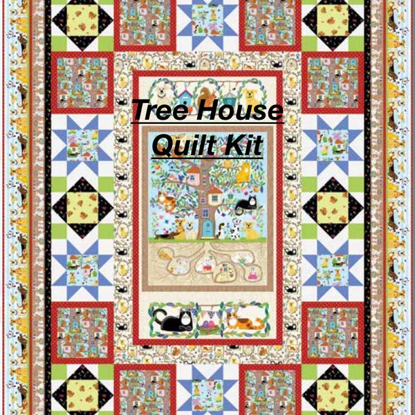 Treehouse Fabric - Etsy