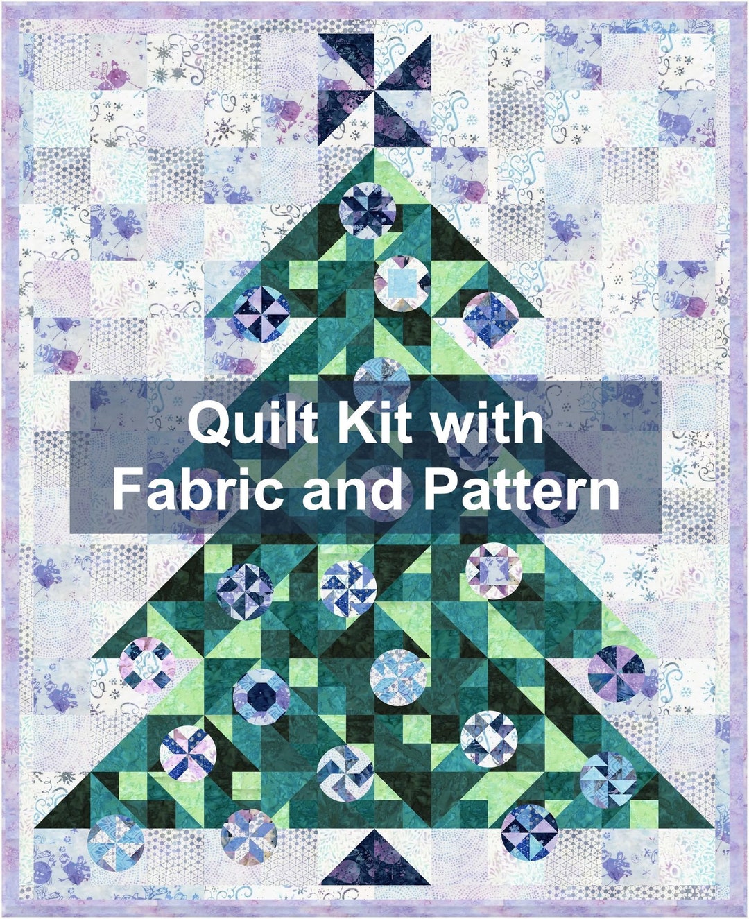 Yuletide Treasures Quilt Kit With Fabric and Pattern for Quilt Top ...