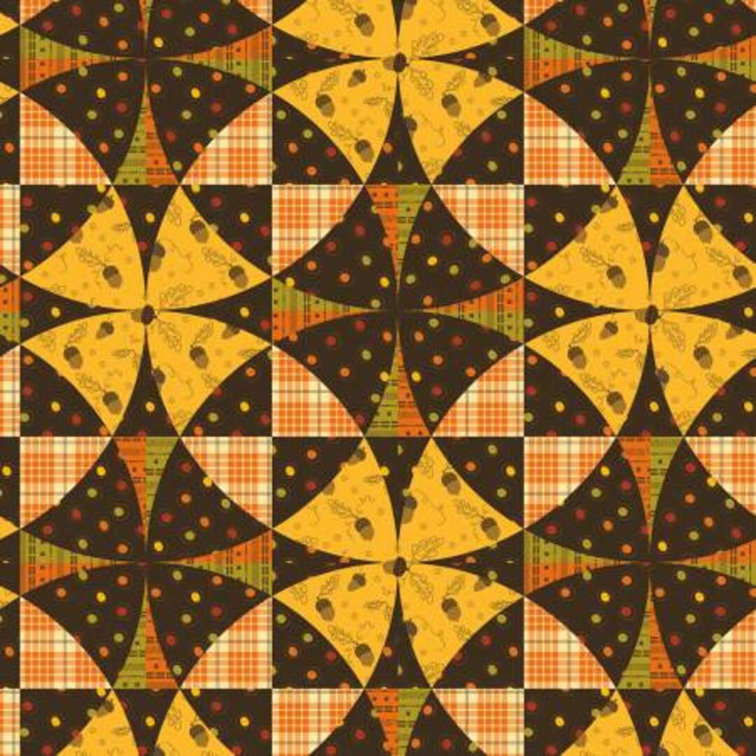 Cheater Print Cotton Fabric, Awesome Autumn, Riley Blake Fall ...