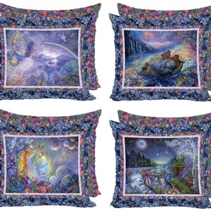 Celestial Panel Cotton Fabric, Astral Voyage, Josephine Wall 3 Wishes ...