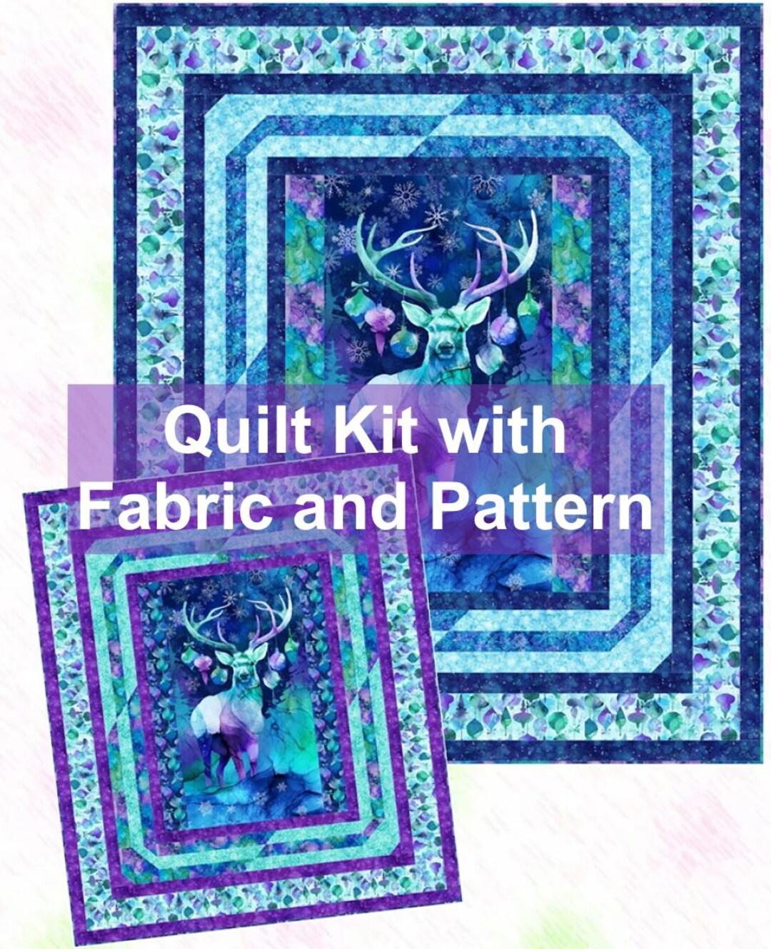 Midwinter Magic Quilt Kit With Fabric and Pattern for Quilt Top ...