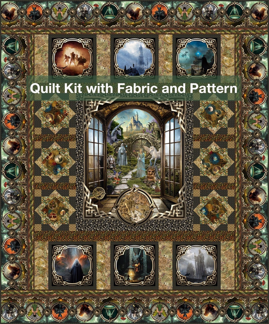 Legendary Journeys Quilt Kit With Fabric and Pattern for Quilt Top ...