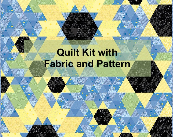 Sun Tracker Quilt Kit With Fabric and Pattern for Quilt Top and Binding ...