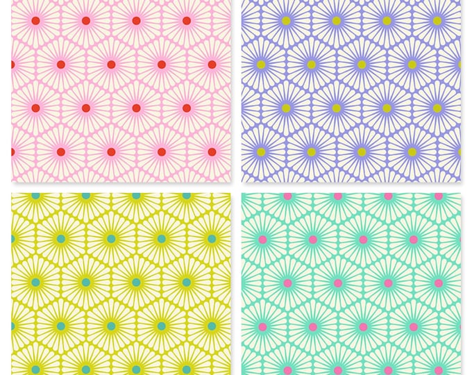 Daisy Chain Cotton Fabric, Tula Pink Besties Free Spirit PWTP220, Ships ...
