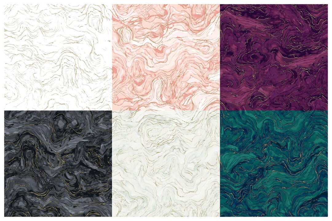 Wave Texture Cotton Fabric, Midas Touch, DM26835 Edwards Samra Northcott, Metallic Gold Marble ...