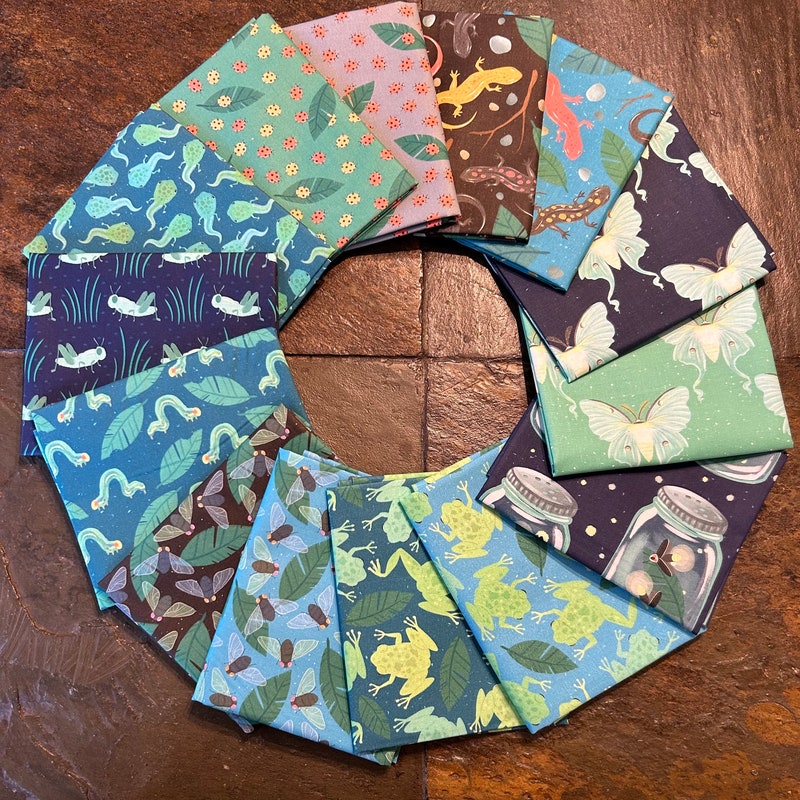 Fat Quarters With Bugs - Etsy