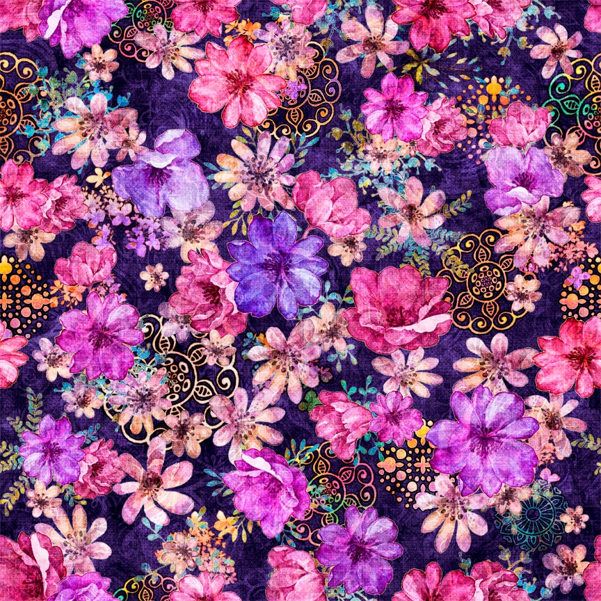 Garden Flutter Quilt Kit With Fabric and Pattern for 56 1/2x69 - Etsy