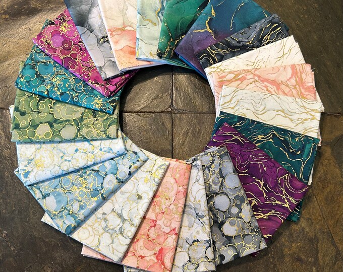 20 Pc Midas Touch Fat Quarter Bundle W/optional Panels, Northcott ...