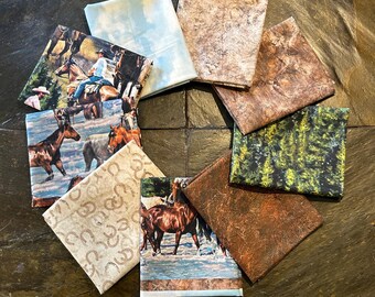 13 Pc Cowboy Culture Fat Quarter Bundle W/optional Panels, Urban ...