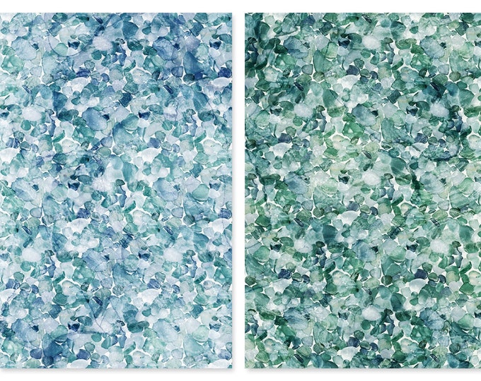 Sea Glass Cotton Fabric, DP27101 Deborah Edwards Melanie Samra Sea ...