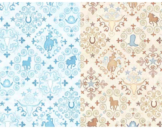 Bandana Cotton Fabric, 30629 Running Wild, Morris Creative QT Fabrics ...