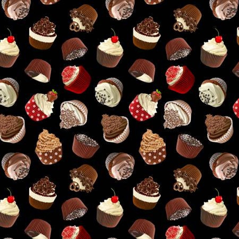 Cupcake Fabric - Etsy
