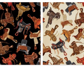 Rope Cotton Fabric, V5317-534-hemp on the Range, Hoffman, Western ...